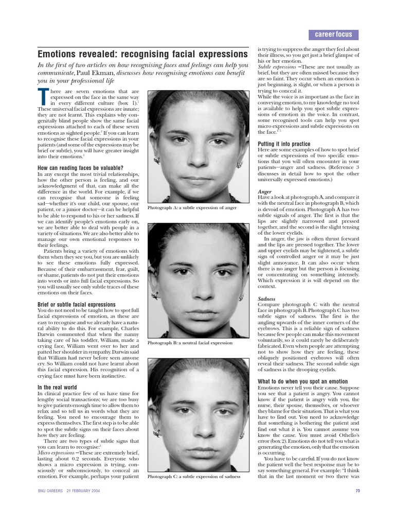 75 PDF | PDF | Facial Expression | Anger