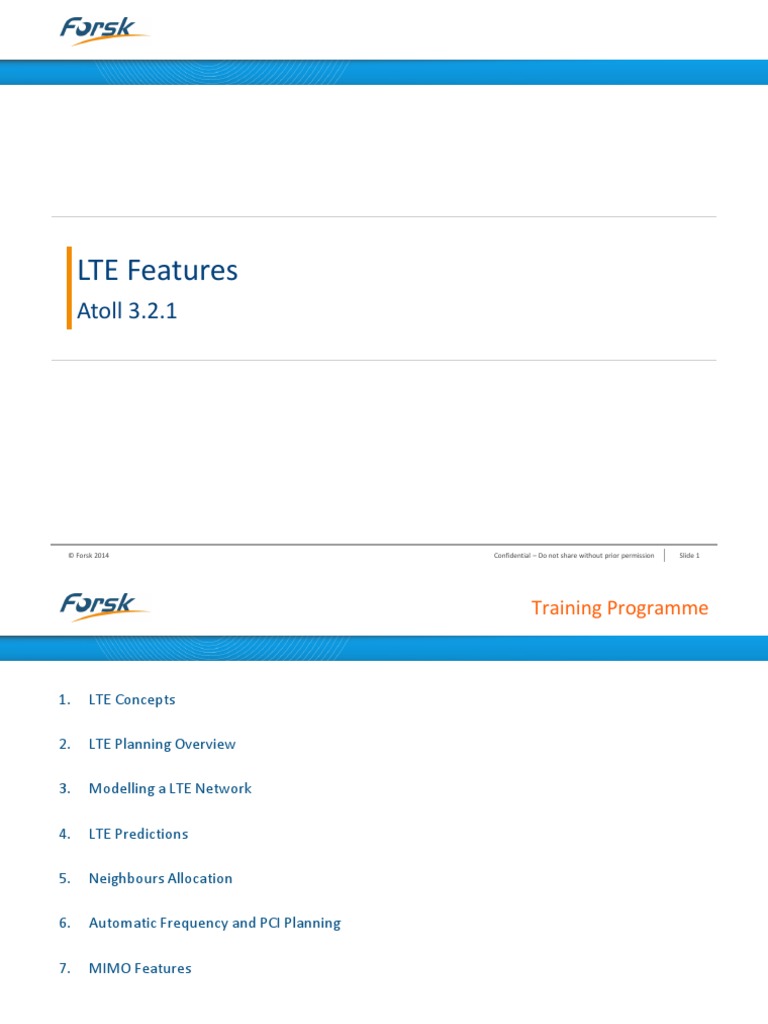 Atoll 3.2.1 LTE | PDF | High Speed Packet Access | Orthogonal Frequency Division Multiplexing