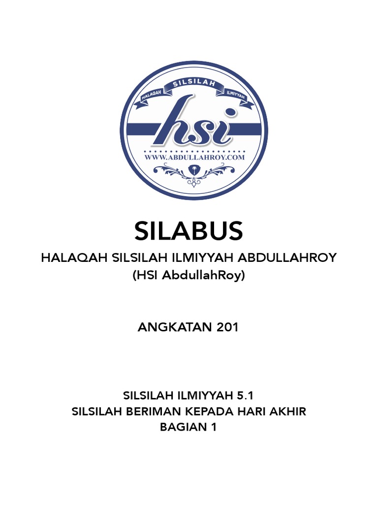 Silabus Si 05.1 Ar201 | PDF