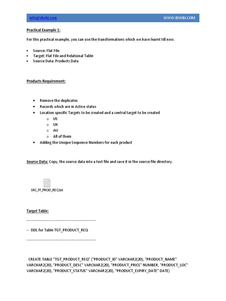 Practical Example: Product Data Transformation | PDF | Business ...