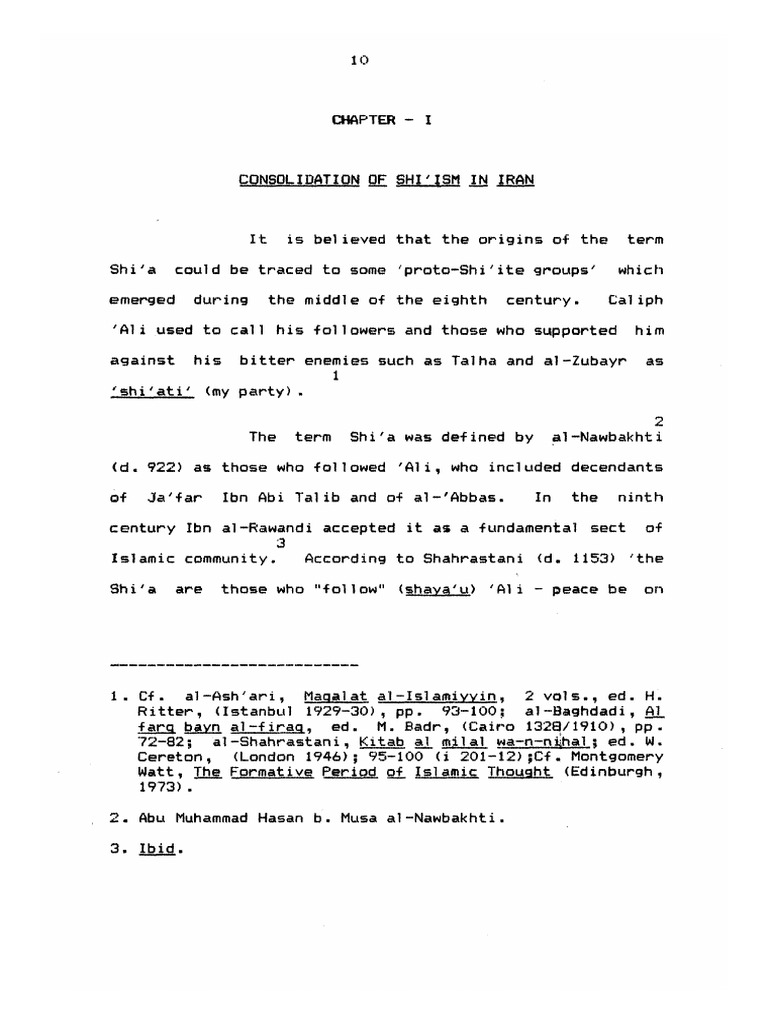 Consolidation of Shiism in Iran | PDF | Shia Islam | Isma'ilism