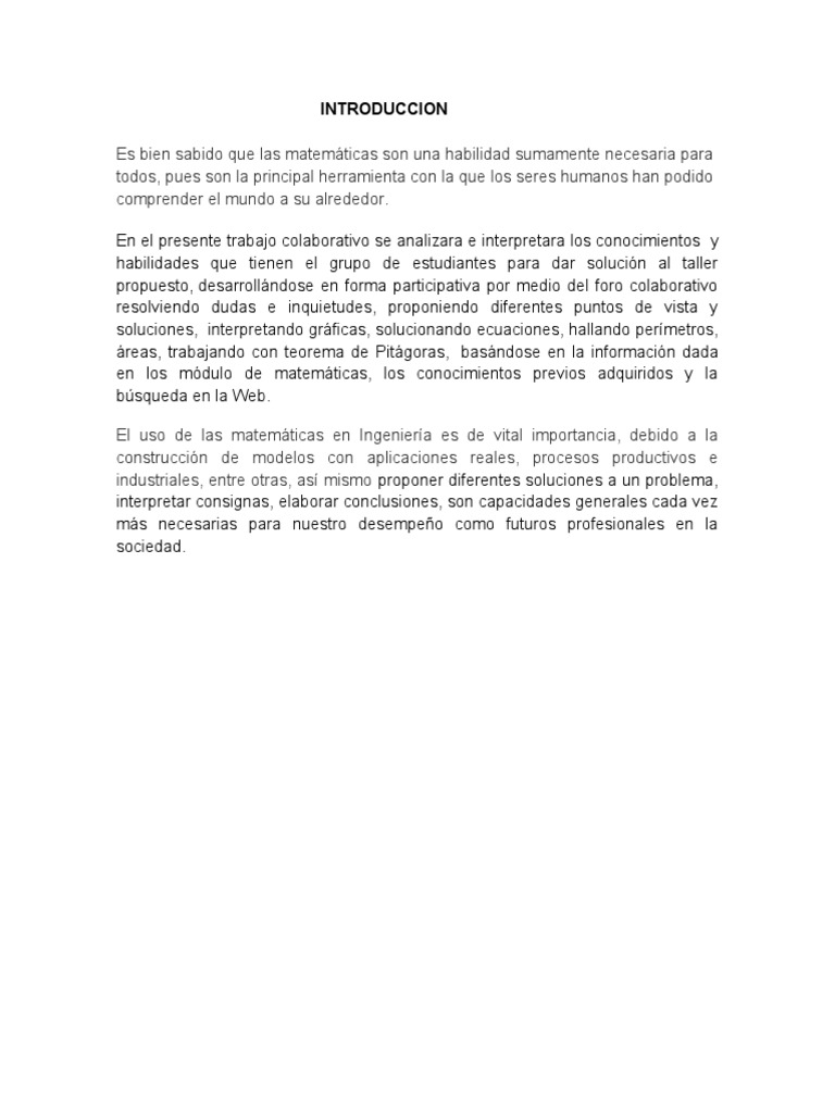 INTRODUCCION Mate | PDF