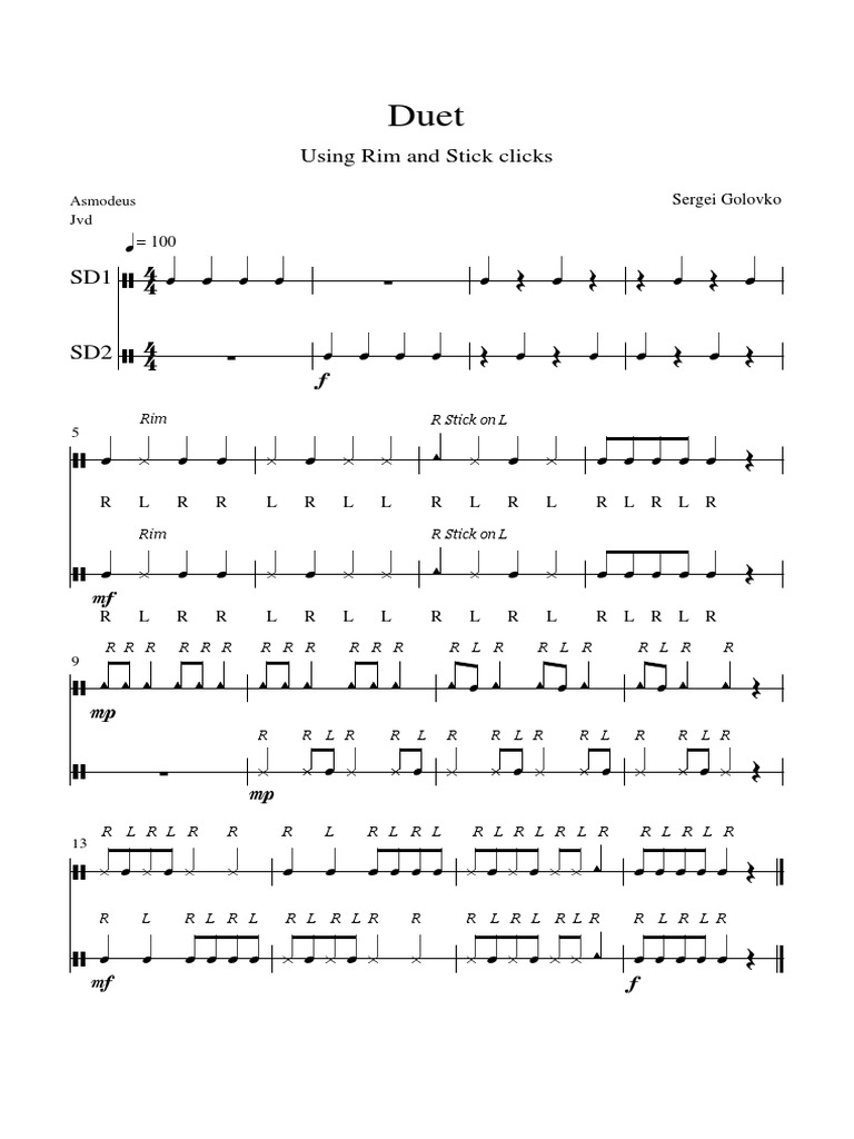 Using Rim and Stick Clicks: Sergei Golovko | PDF