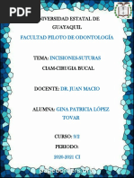 Incisión Trapezoidal - Sutura Continua Entrelazada | PDF | Cirugía ...