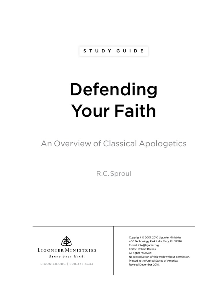 Defending Your Faith | PDF | Christian Apologetics | Causality