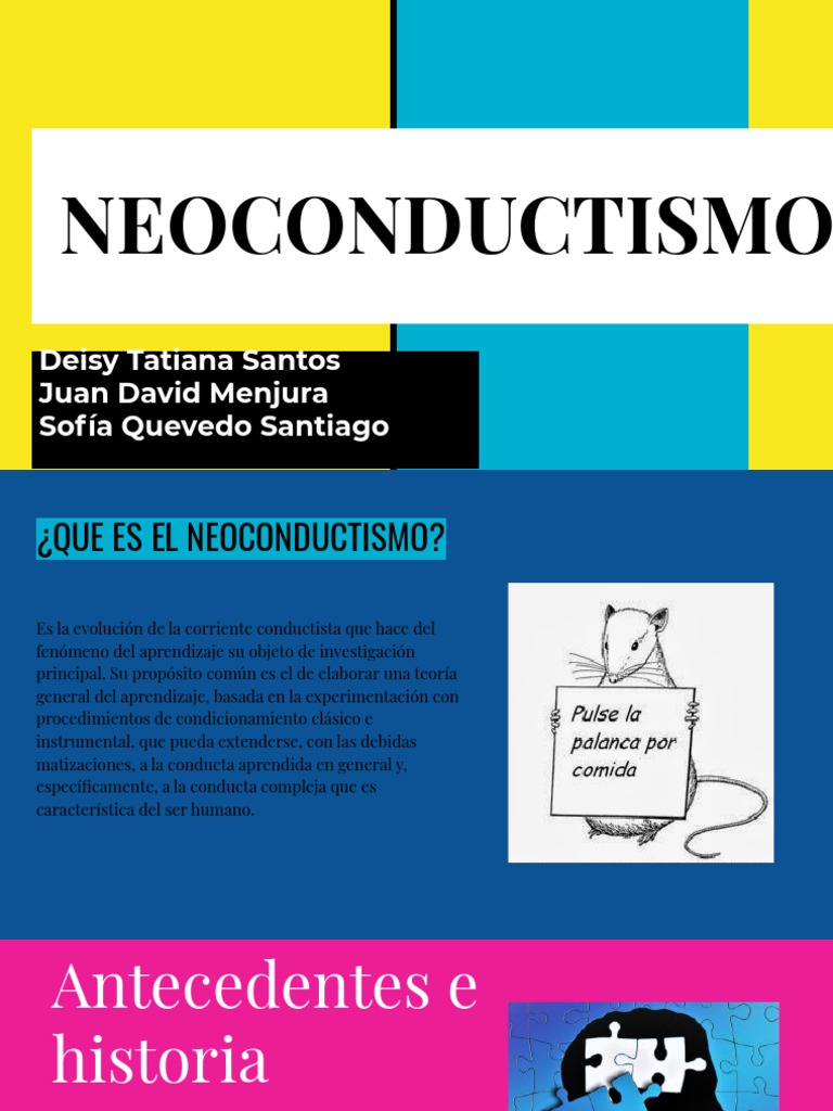 Neoconductismo: Evolución del Conductismo | PDF | Comportamiento ...