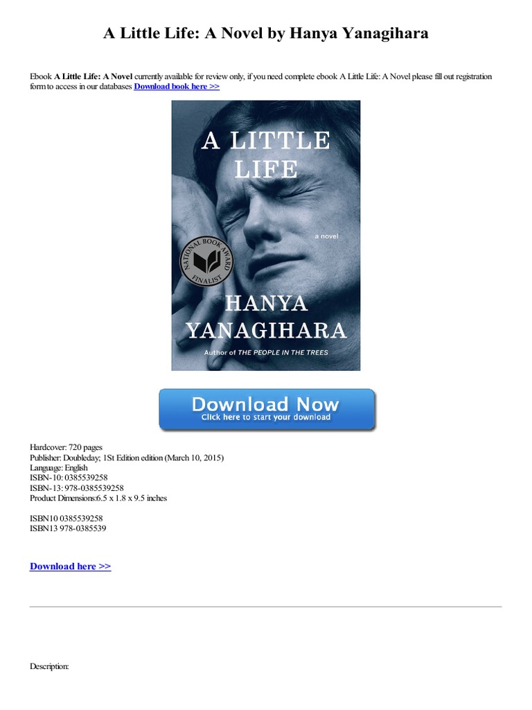 A Little Life: A Novel by Hanya Yanagihara: Download Book Here | PDF