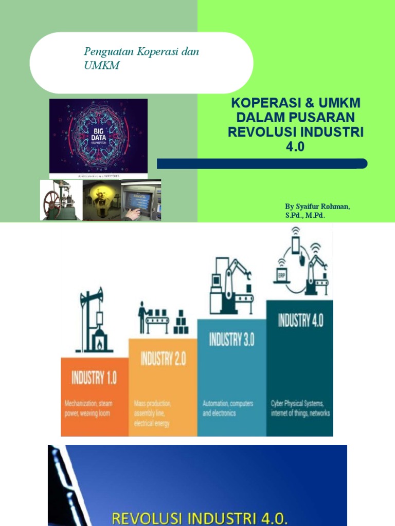 MENINGKATKAN DAYA SAING KOPERASI DAN UMKM DI ERA REVOLUSI INDUSTRI 4.0 | PDF