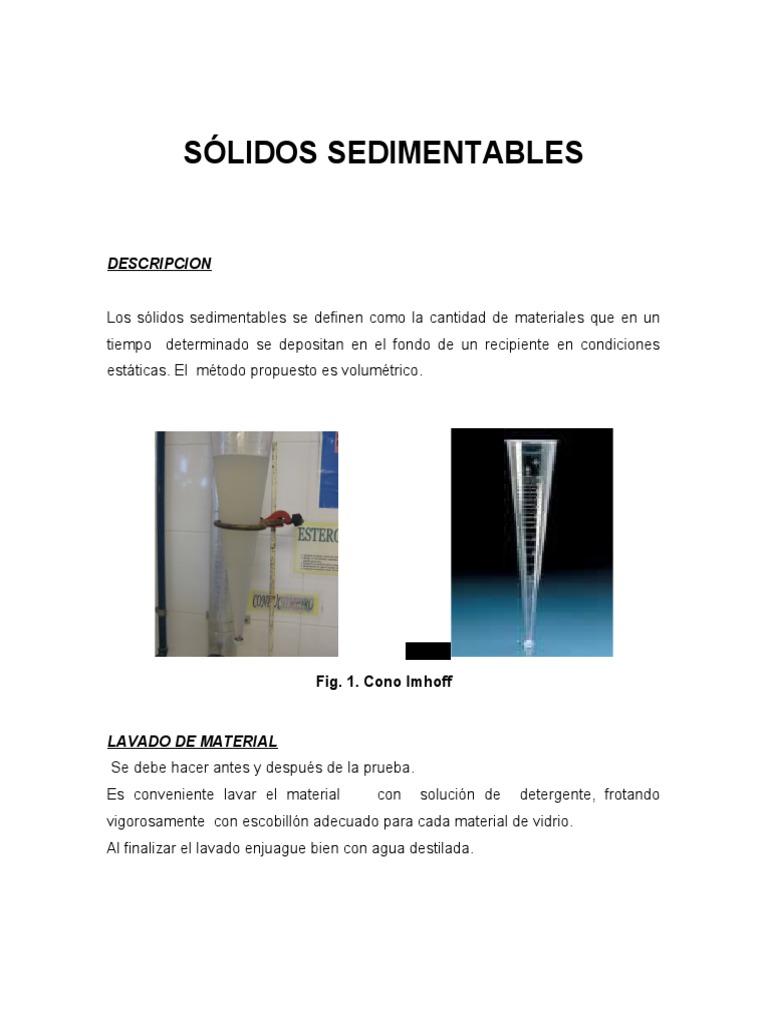 Laboratorio Solidos (SS, ST, SST Y SSV) | PDF | Agua | Química