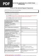 Daad Helmut-Schmidt-Programme Application Form | PDF