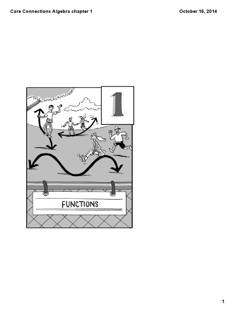Core Connections Algebra ch1 Functions | PDF | Algebra | Abstract Algebra