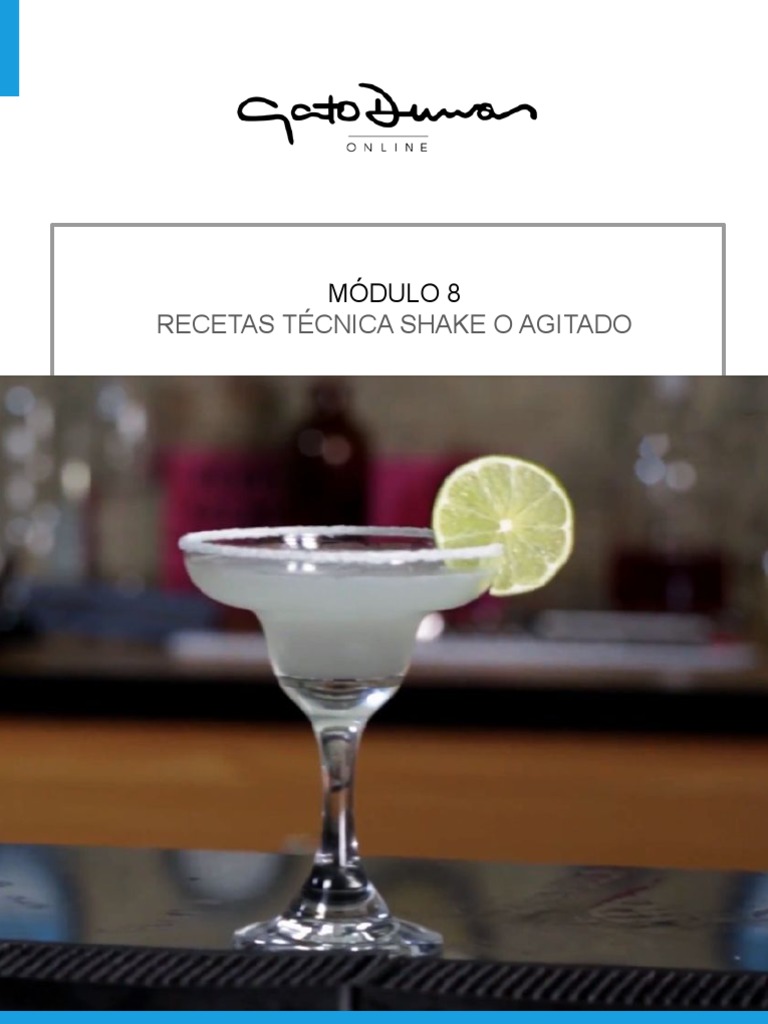 Recetas de Cócteles Shake o Agitados | PDF
