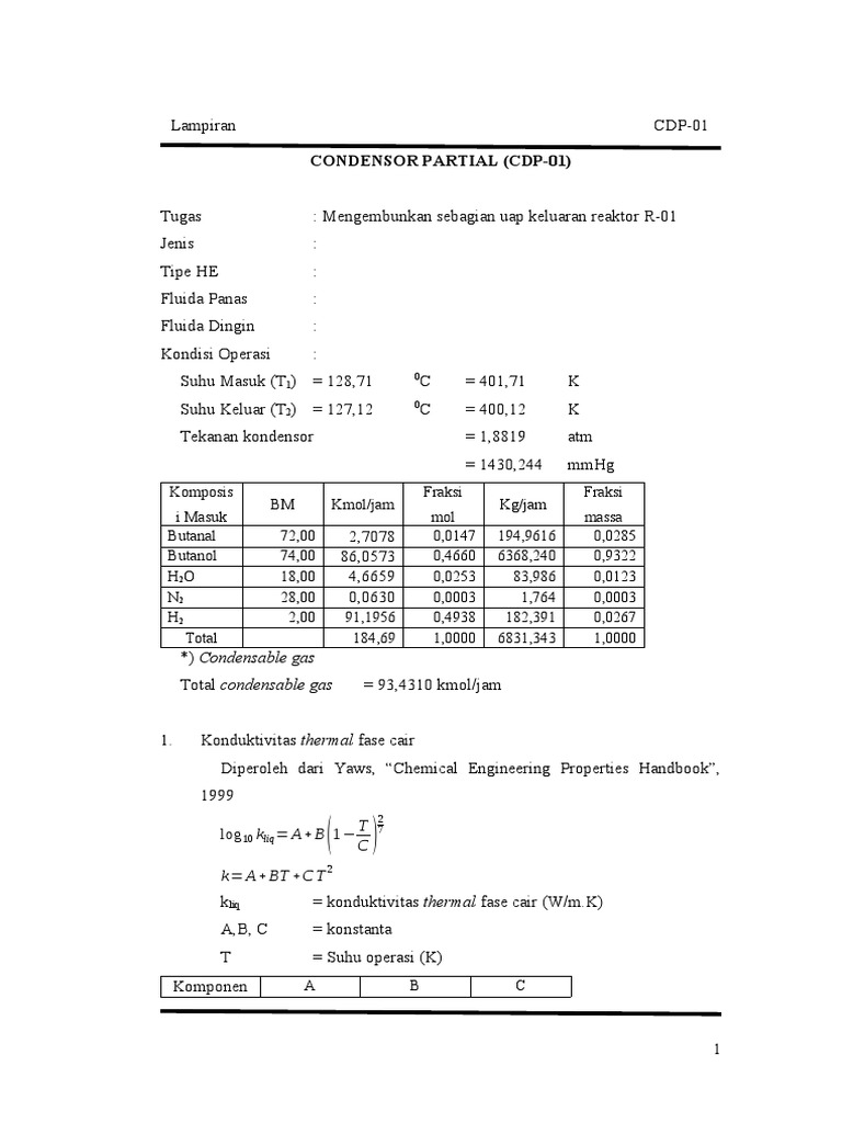 Kondensor Parsial 3 April | PDF