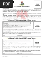 NYSC Registration Form Template | PDF | Social Institutions