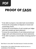 Proof of Cash Format | PDF