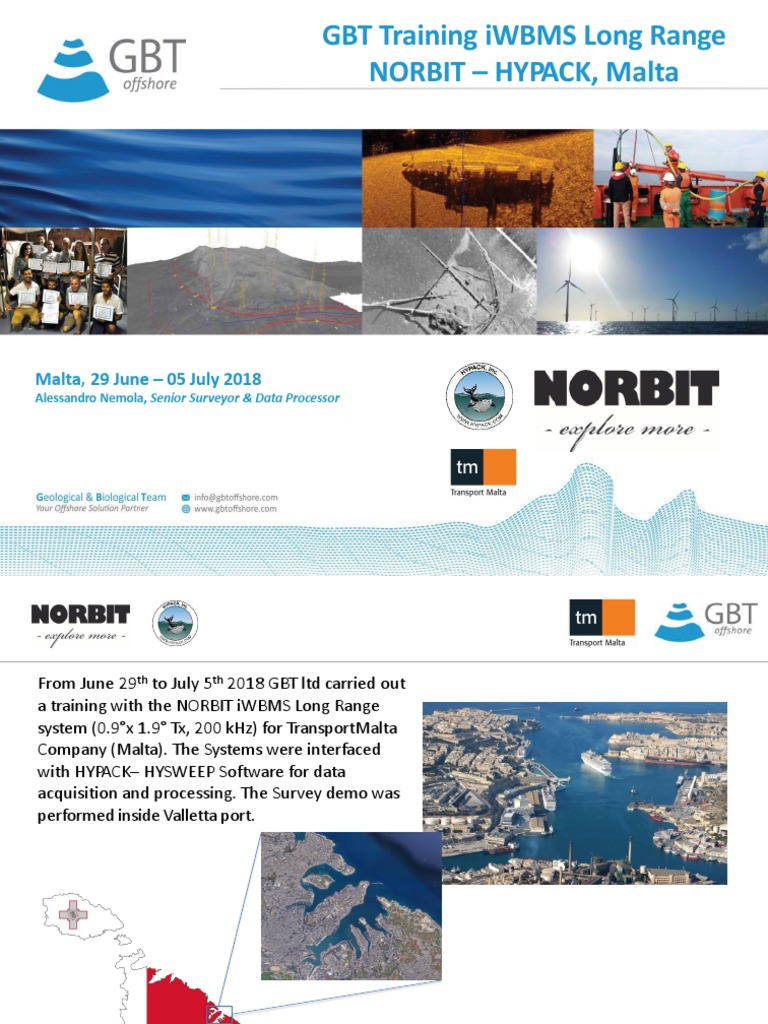 GBT-Norbit 200kHz WBMS Long Range HYPACK Training Malta PDF | PDF ...