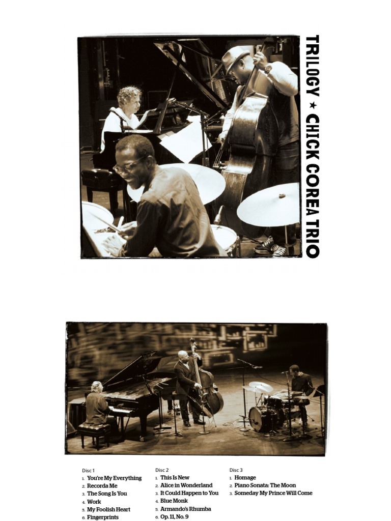 Chick Corea Trilogy (Booklet PDF | PDF | Entertainment (General) | Jazz ...