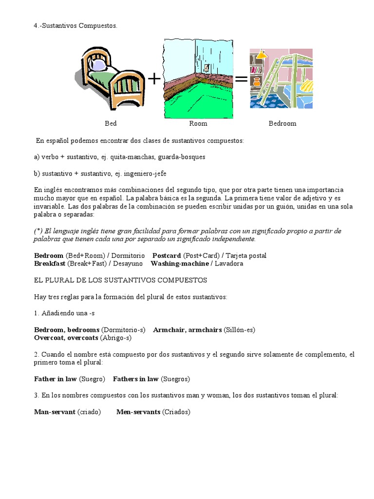 4.-Sustantivos Compuestos | PDF | Sustantivo | Palabra