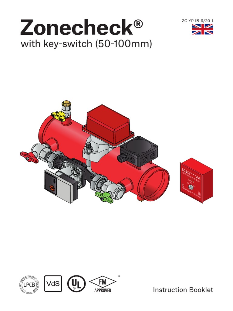 Zonecheck®: With Key-Switch (50-100mm) | PDF | Fire Sprinkler System | Pump