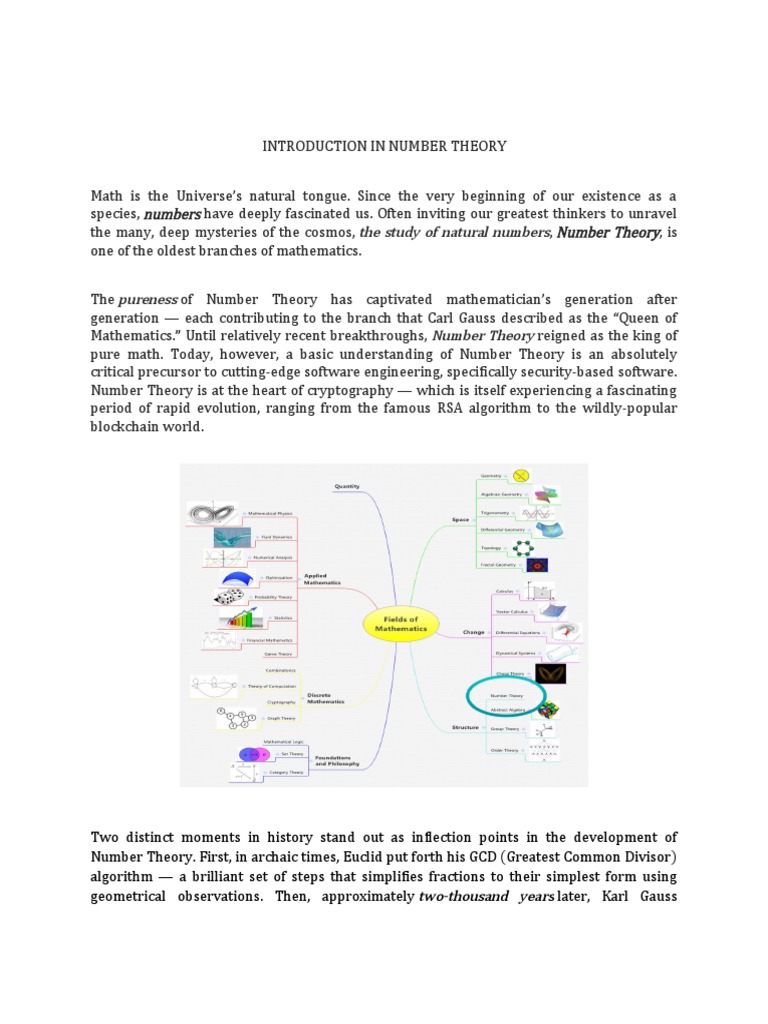 Introduction in Number Theory | PDF | Equations | Number Theory
