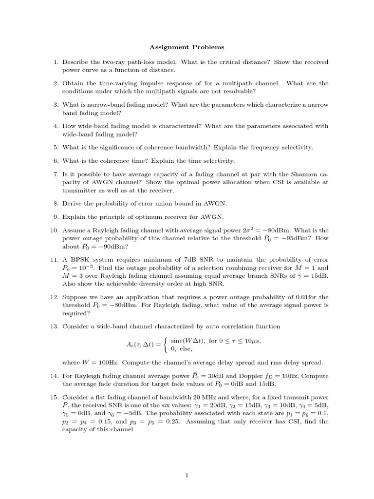 Wireless | PDF | Signal To Noise Ratio | Radio Technology