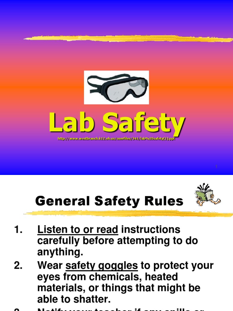 Lab Safety Tips | PDF | Laboratories | Nature