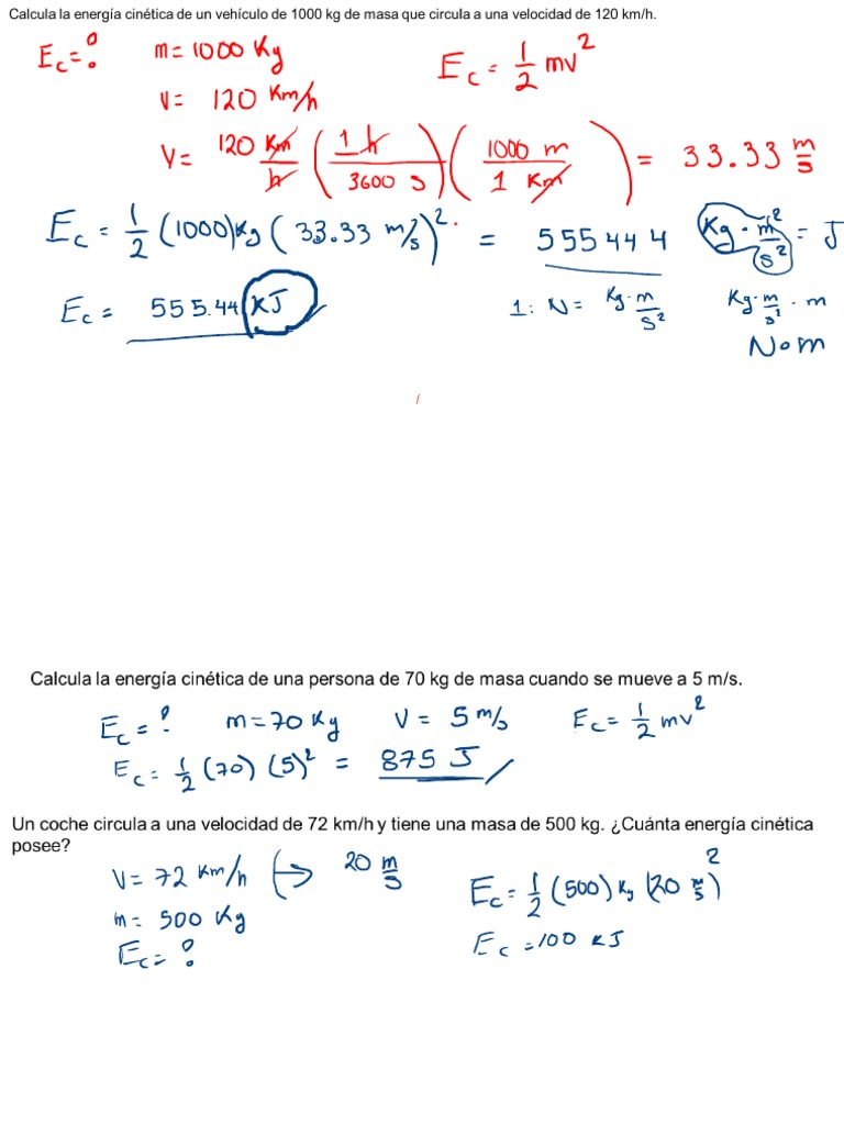 Clase Energia Cinetica y Potencial | PDF