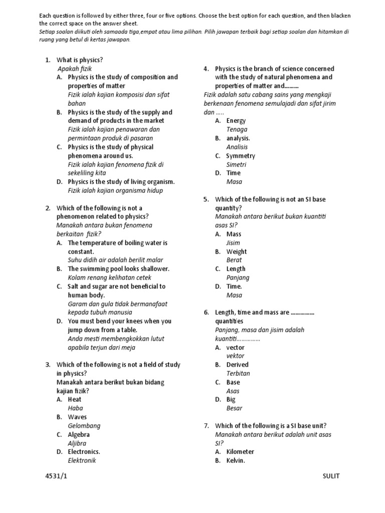 Understanding Physics Concepts and Questions | PDF | Acceleration ...