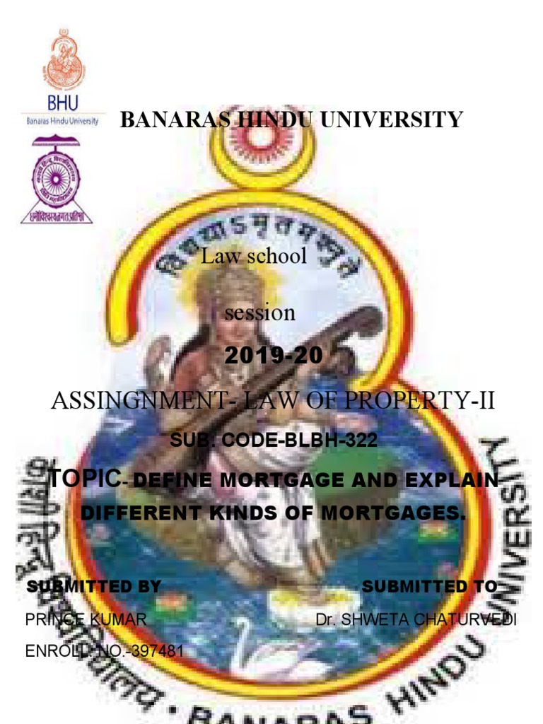 Cover Page BHU | PDF