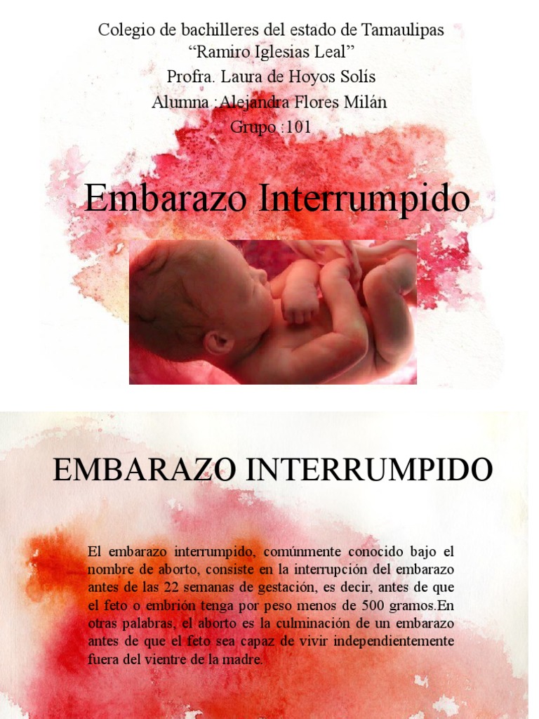 Análisis sobre el tema del embarazo interrumpido | PDF | Aborto | Derechos reproductivos