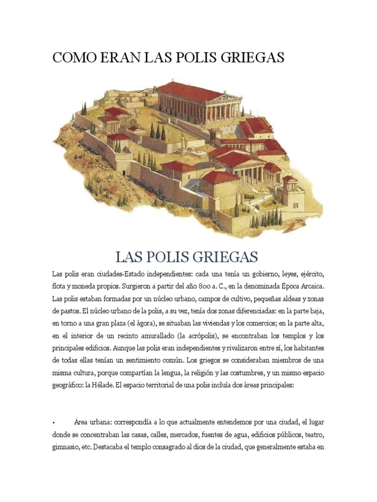 O Eran Las Polis Griegas | PDF | Esparta | Antigua Grecia