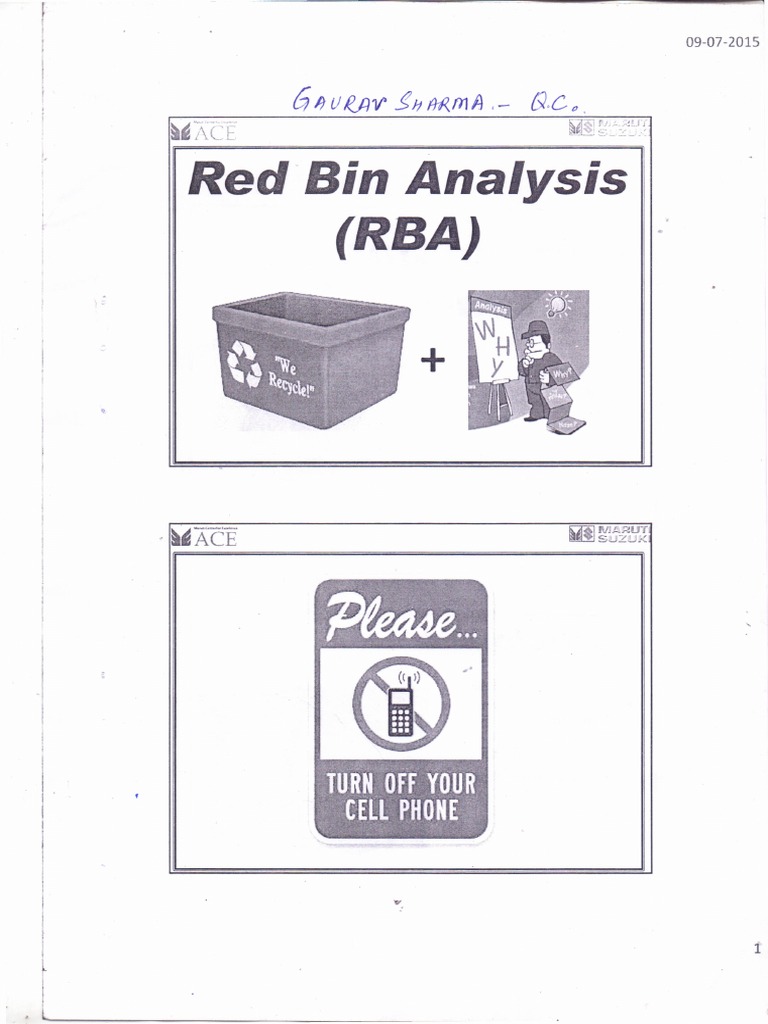 Red Bin Analysis-Mace | Download Free PDF | Brainstorming | Business ...