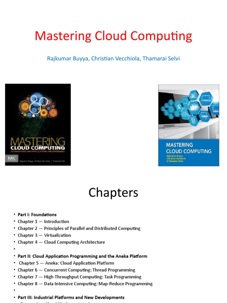 Mastering Cloud Computing Overview | PDF | Virtualization | Soap