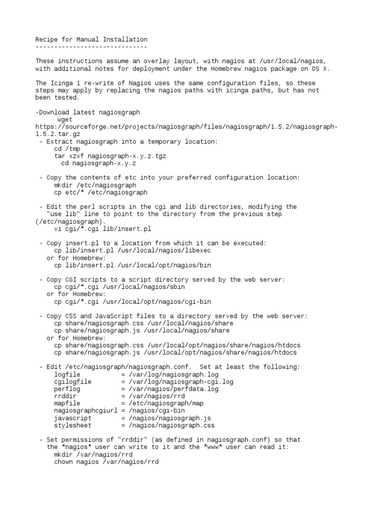 Nagiosgraph Howto | Download Free PDF | Information Technology ...