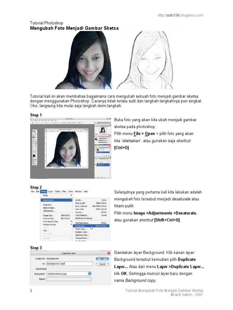 Tutorial Sketsa | PDF