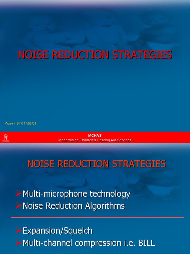 Noise Reduction Strategies | PDF | Hearing Aid | Microphone