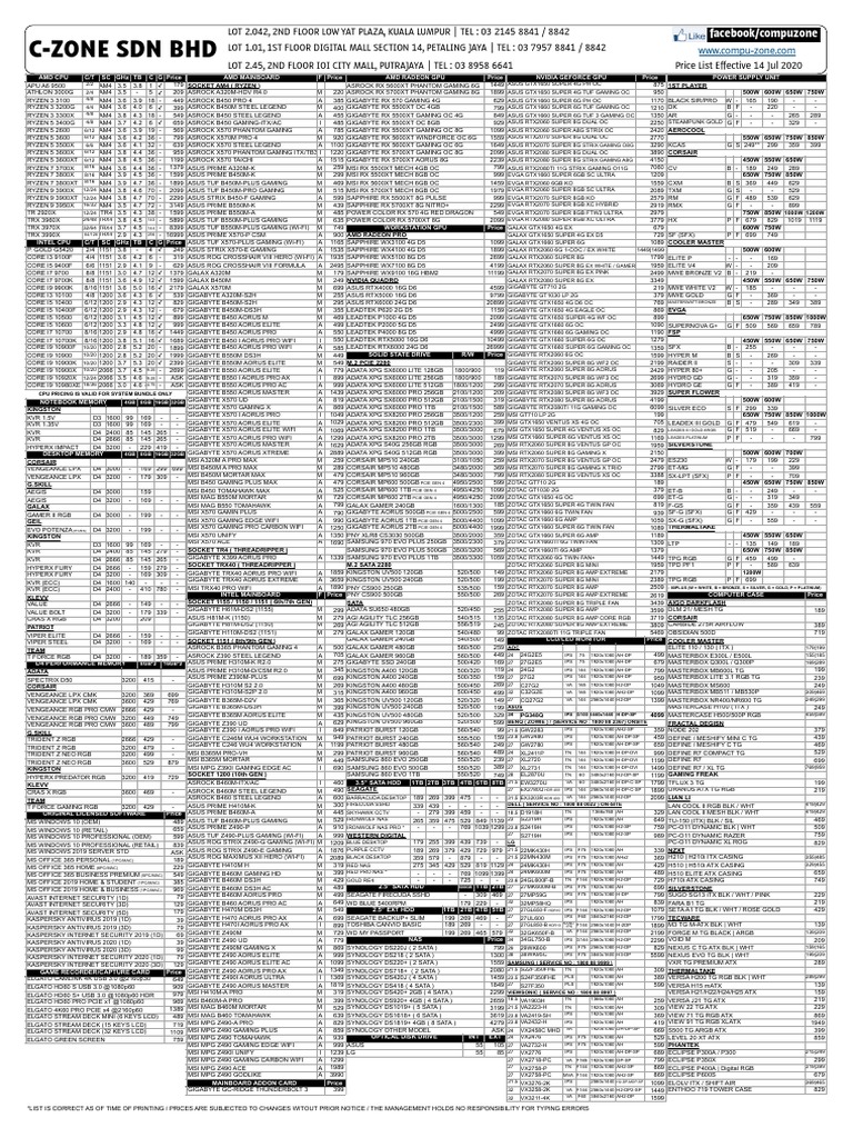 C-Zone SDN BHD: Facebook/compuzone | PDF | Advanced Micro Devices ...