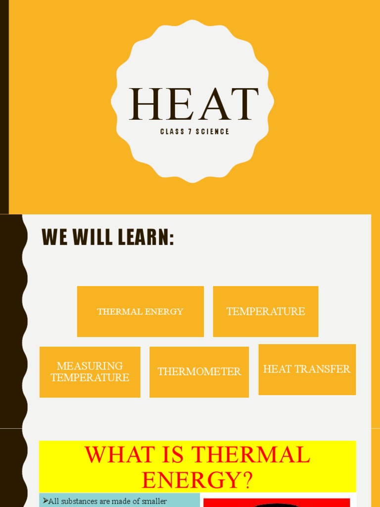 Class 7 Science Chapter 4: (Physics) HEAT | PDF | Fahrenheit | Heat