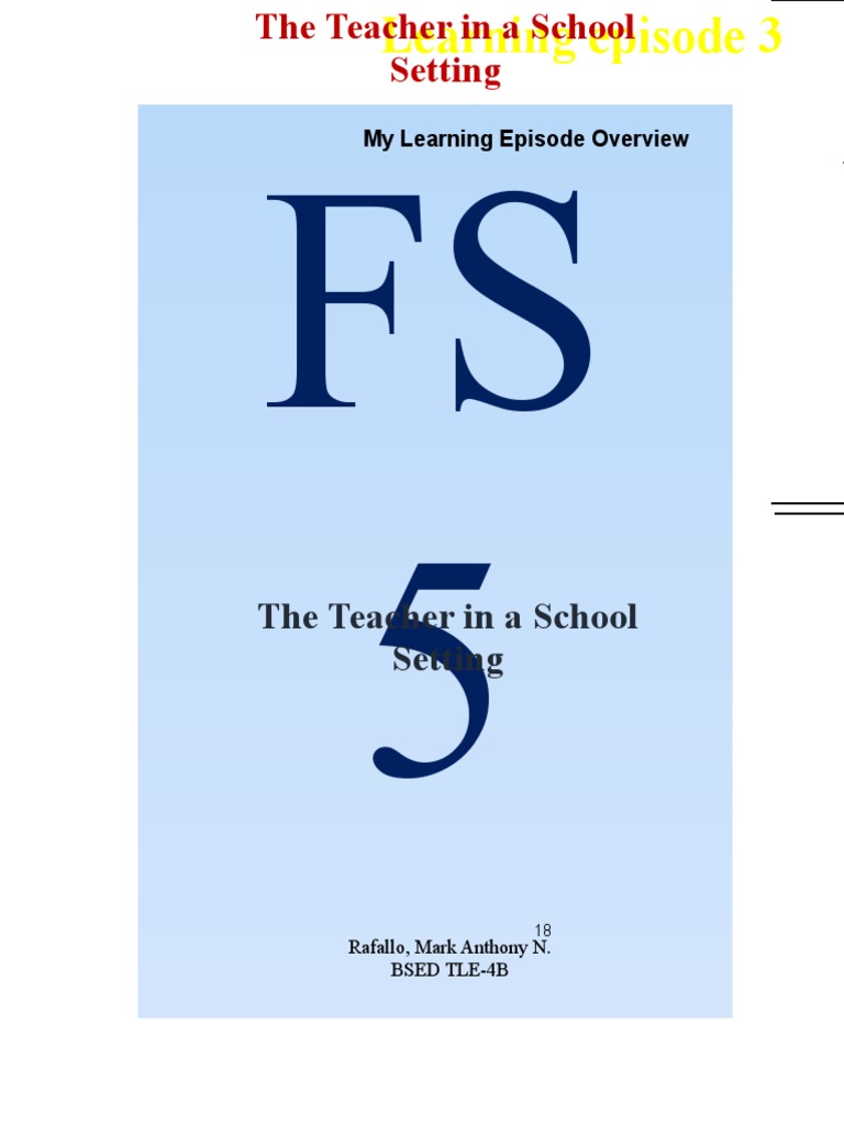 Fs 5 Episode 3 Ko | PDF | Educational Assessment | Multiple Choice