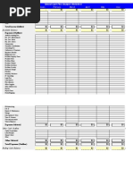 Social Club Accounting Spreadsheet | PDF | Spreadsheet | Current Liability
