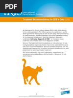CKD Treatment Guide for Cats | PDF | Chronic Kidney Disease | Creatinine