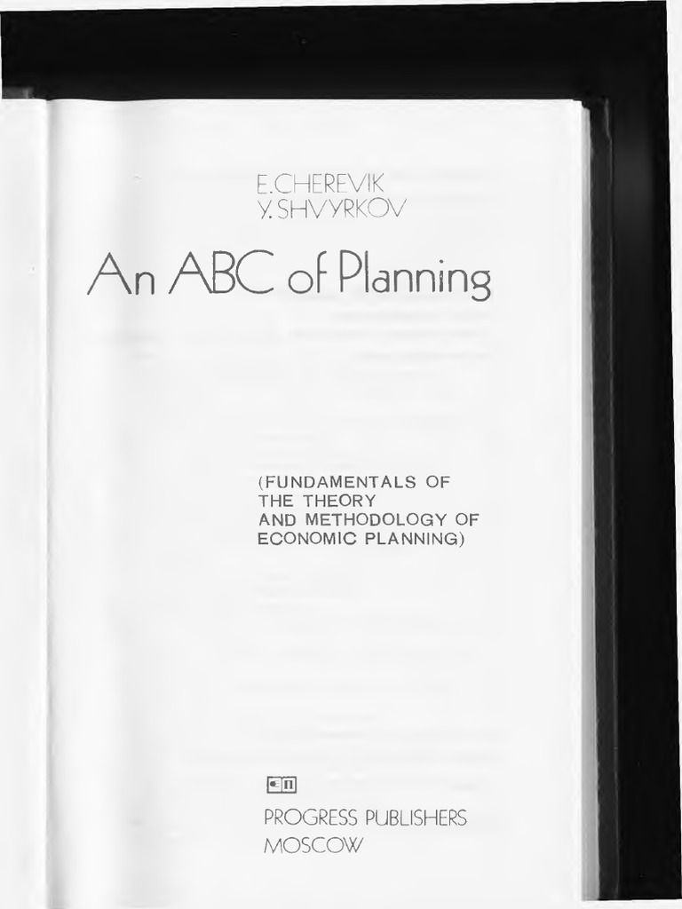 An ABC of Planning | PDF | Socialism | Capitalism