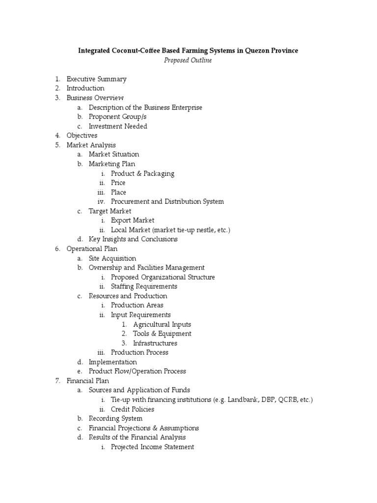 Integrated Coconut-Coffee Based Farming Systems in Quezon Province | PDF