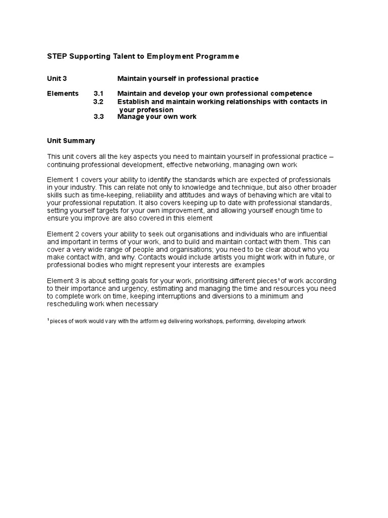 Enhance Professional Practice | PDF | Competence (Human Resources ...