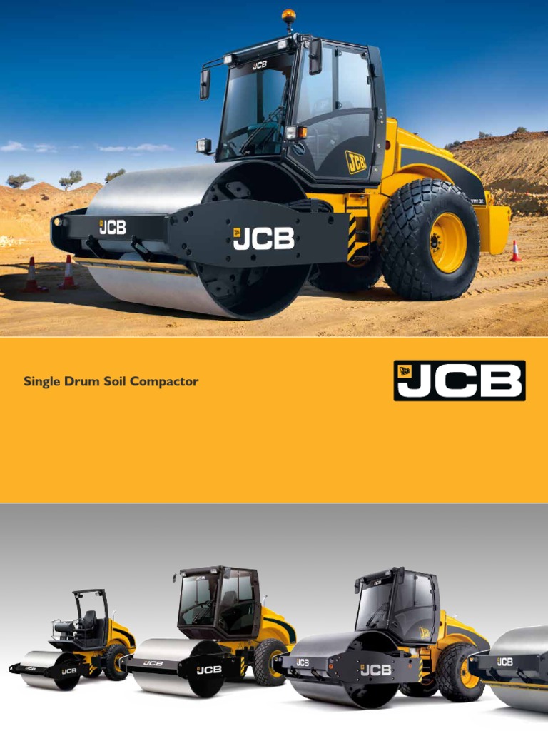 JCB Single Drum Soil Compactor Overview | PDF | Engines | Reliability ...