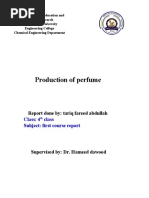 Perfume Formulation | PDF | Perfume | Ethanol