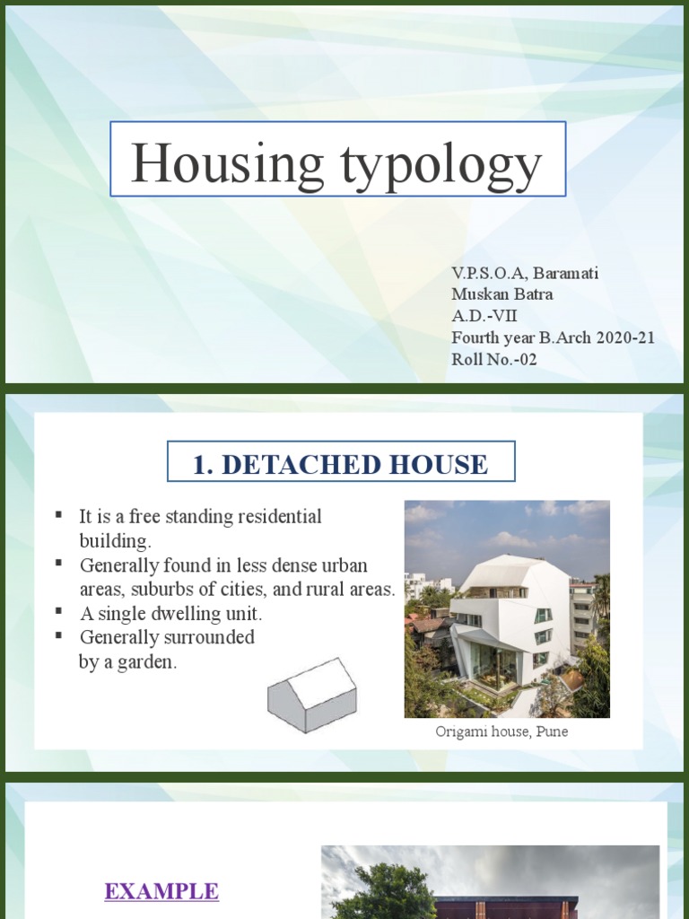 Housing Typologies Overview | PDF | Condominium | Apartment
