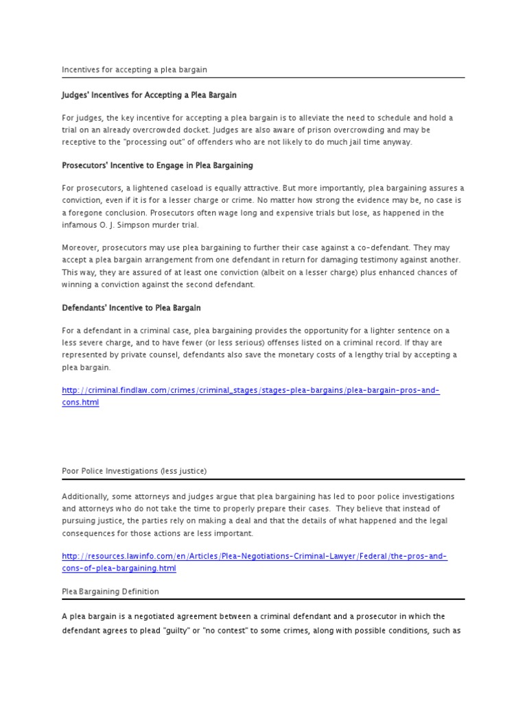 Cards | PDF | Plea Bargain | Plea