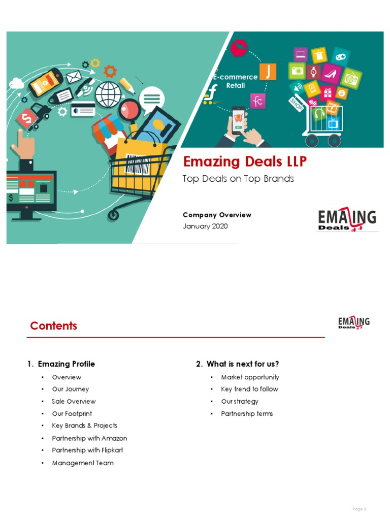 Emazing Deals Presentation | PDF | E Commerce | Retail