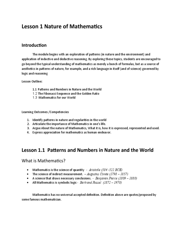 MMW Q1 Mod1 | PDF | Pattern | Ratio